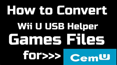 Image result for Wii U USB Helper Cemu Tutorial