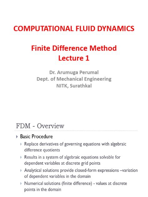 Image result for Finite Difference Method Lecture