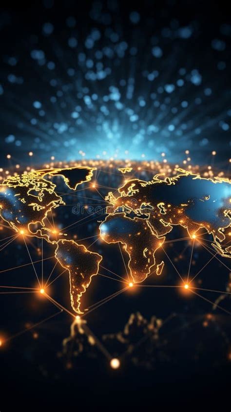 Image result for Global Network Map Background