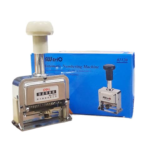 Image result for Numbering Machine Sample