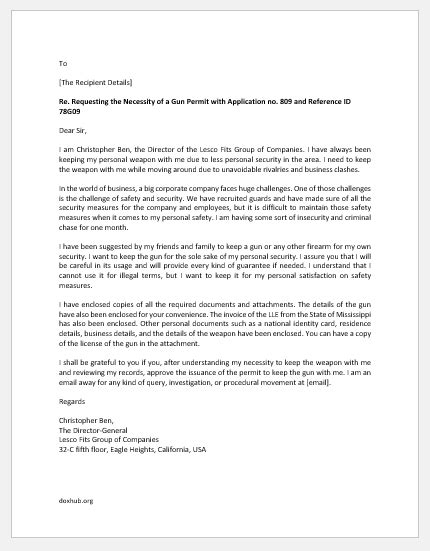 Image result for Gun Control Letter