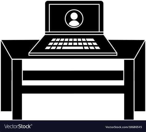 Image result for Modest Desk Vector