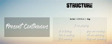 Image result for Present Simple vs Present Continuous Structure