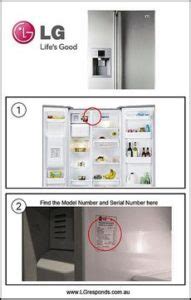 Image result for LG Refrigerator Troubleshooting Guide Serial Number