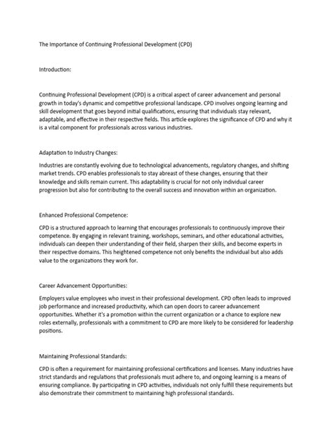 Image result for Continuing Professional Development