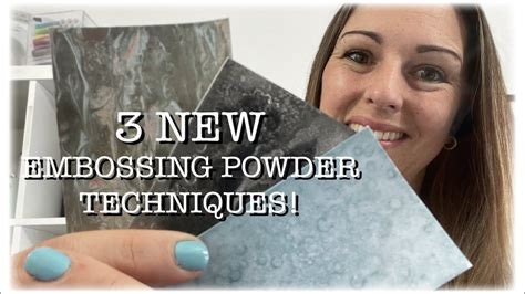 Image result for How to Use Embossing Powder with Embossing Folder