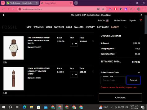 Image result for Fossil Promo Code