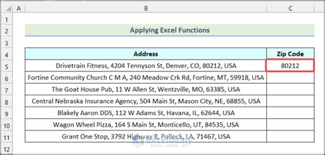 Image result for How to Format Zip Code Numerically in Excel
