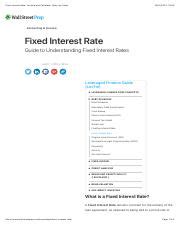 Image result for Fixed Interest Rate Formula