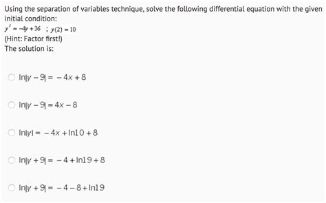 Image result for Separation of Variables Technique