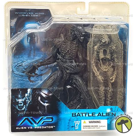 Alien Vs. Predator Battle Alien Action Figure 2004 McFarlane Toys 17795 ...