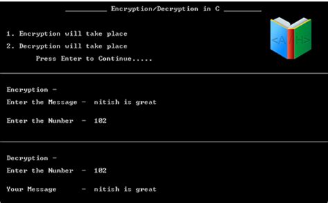Image result for Encryption and Decryption C