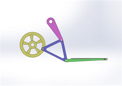 Image result for Quick Return Mechanism CAD Drawing