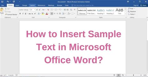 Image result for Sample Word Document Text