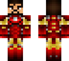 Image result for Iron Man Minecraft Java Skin