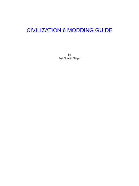 Image result for Civilization 6 Modding Tutorial