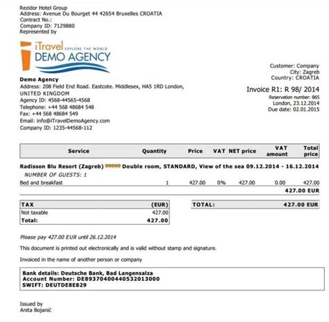 Image result for Example of Credit Note Negative Total