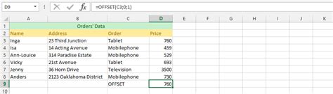 Image result for How to Do Color Offset Excel