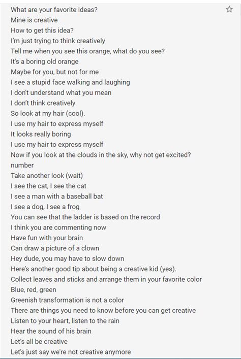 Image result for The Creativity Song Reaction