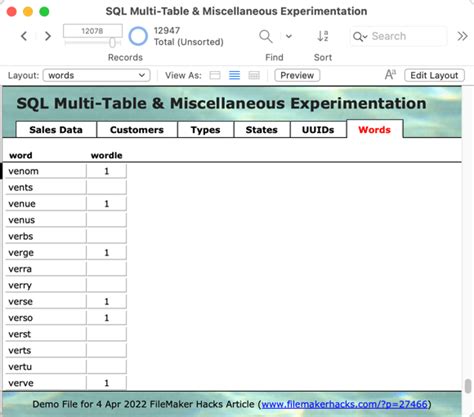 Image result for FileMaker Files Many Tables Tutorial