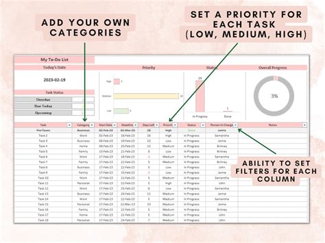 Image result for Creating a Task List in Excel