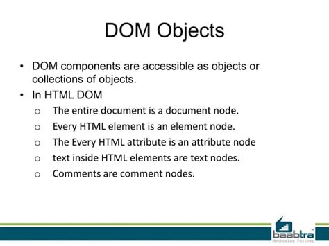 Image result for DOM Structure Diagram