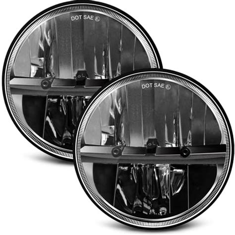 Image result for 7 Round LED Headlights