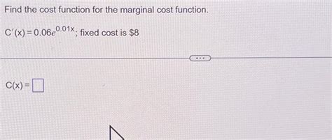 Image result for How to Find the Marginal Cost Function