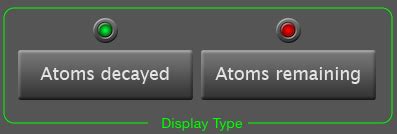 Image result for Radioactive Decay Simulation Python