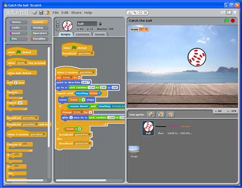 Image result for Scratch Project Create a Catching Ball