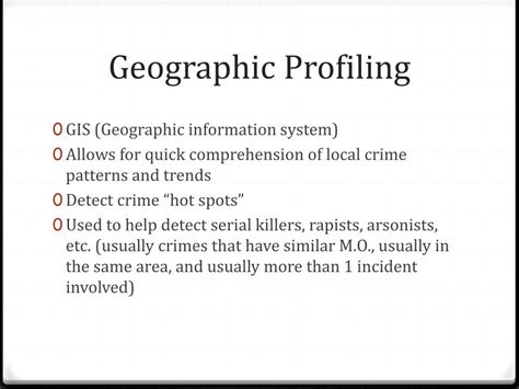 Image result for Geographic Profiling