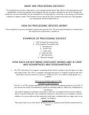 Image result for Example of Processing Device in Computer