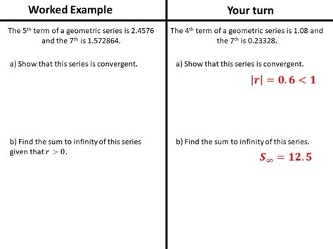 Image result for Sum to Infinity Examples