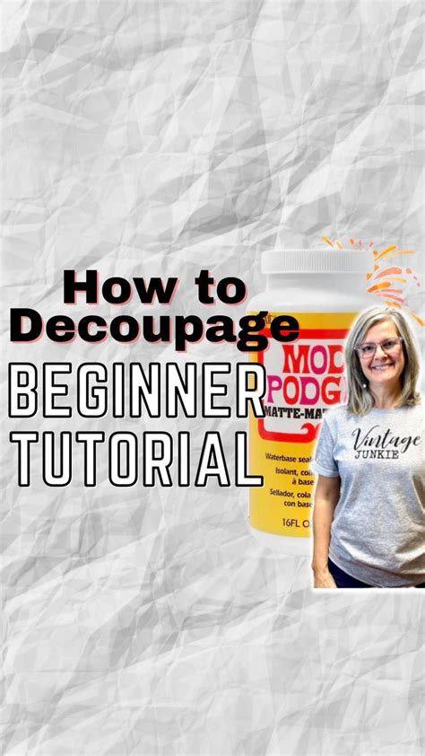 Image result for Decoupage Tutorial Step by Step