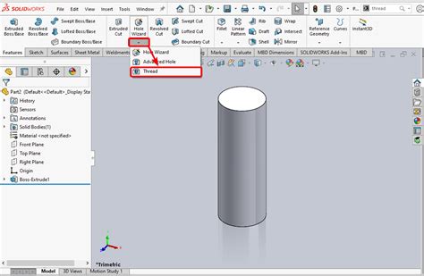 Image result for SolidWorks Thread Tool
