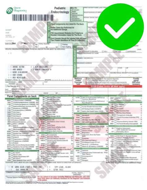 Image result for Quest Lab Requisition Form