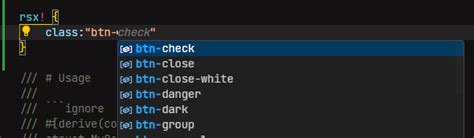 Image result for IntelliSense for CSS Class Names in HTML