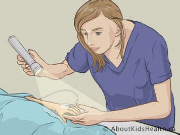 Intravenous (IV) line care