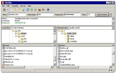 Image result for FileZilla Client Program
