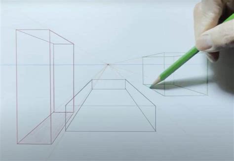 Image result for 1 Point Perspective Object Drawing