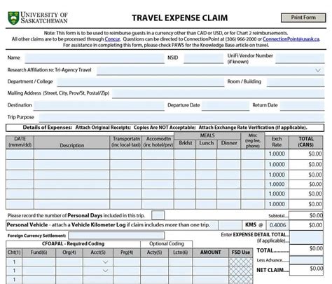 Image result for Expense Claim Form