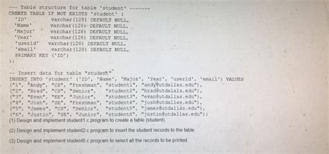 Image result for CreateTable Student Command in SQL