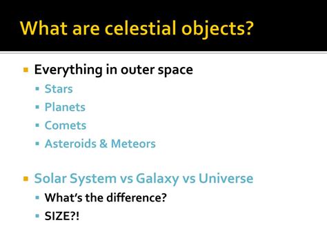 Image result for Comparison of Celestial Objects