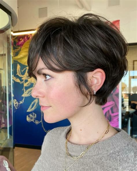 Image result for Angled Pixie Cut