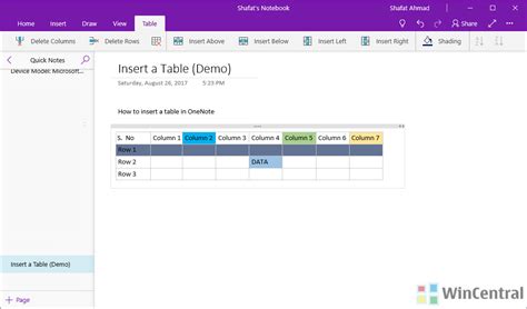 Image result for Sort a Table in OneNote