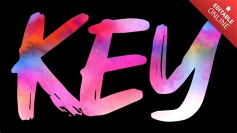 Image result for Key Color Text
