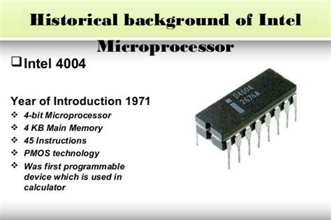 Image result for First Generation Microprocessor