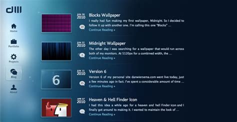 Image result for Blog Web Design Example