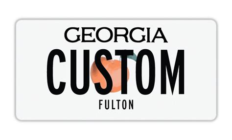 Image result for Georgia State License Plate