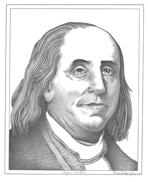 Image result for Benjamin Franklin Drawing Tutorial